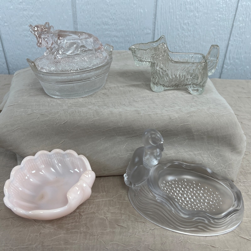 Pink Milk Glass Cambridge - Etsy