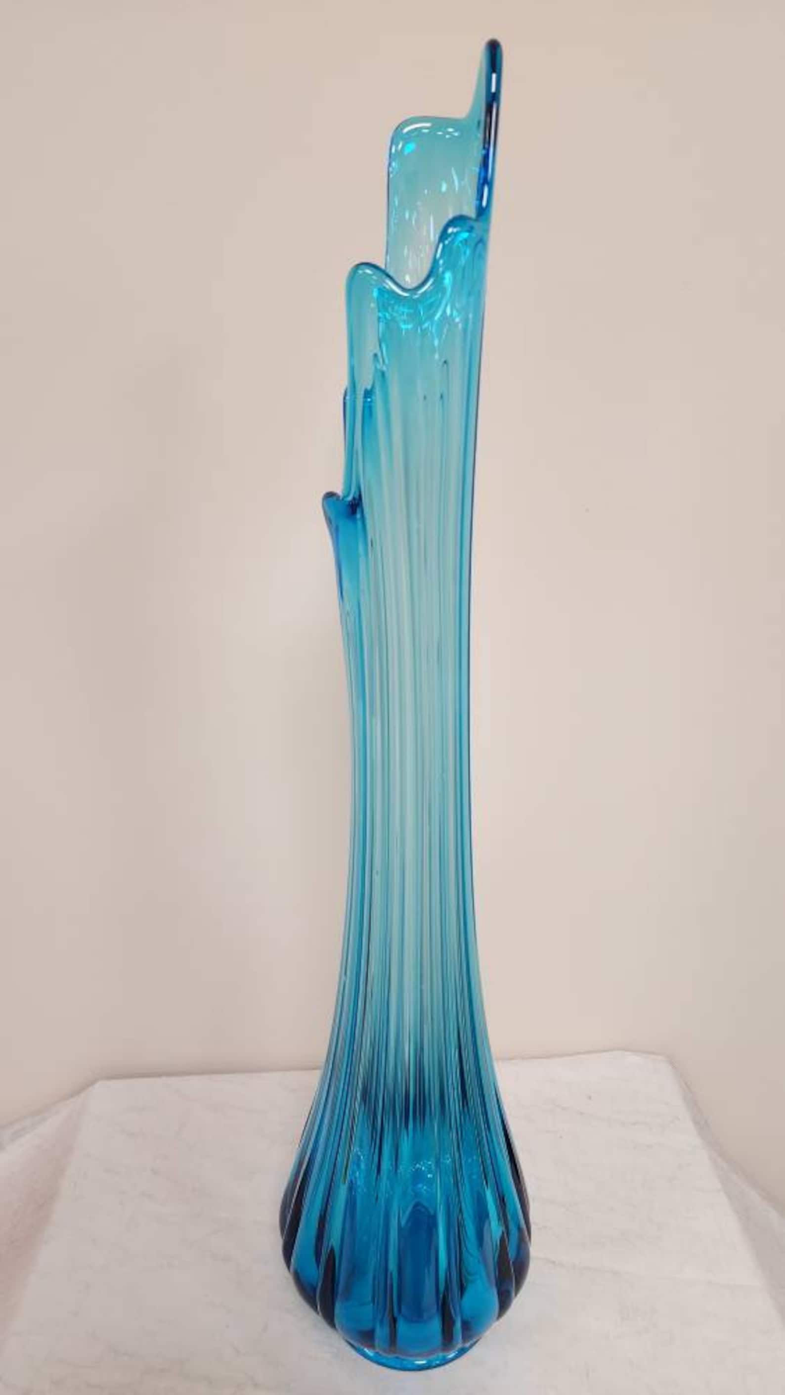 Very Large MCM Glass Swung Vase | Choose From: Fenton Amberina Valencia ...