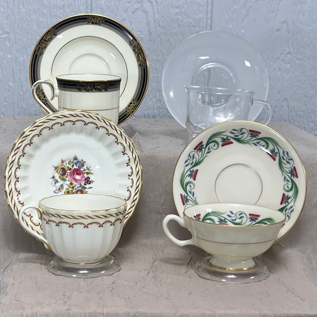 Vintage Teacup/saucer Set | Choose From: Avon Etched Hummingbird ...