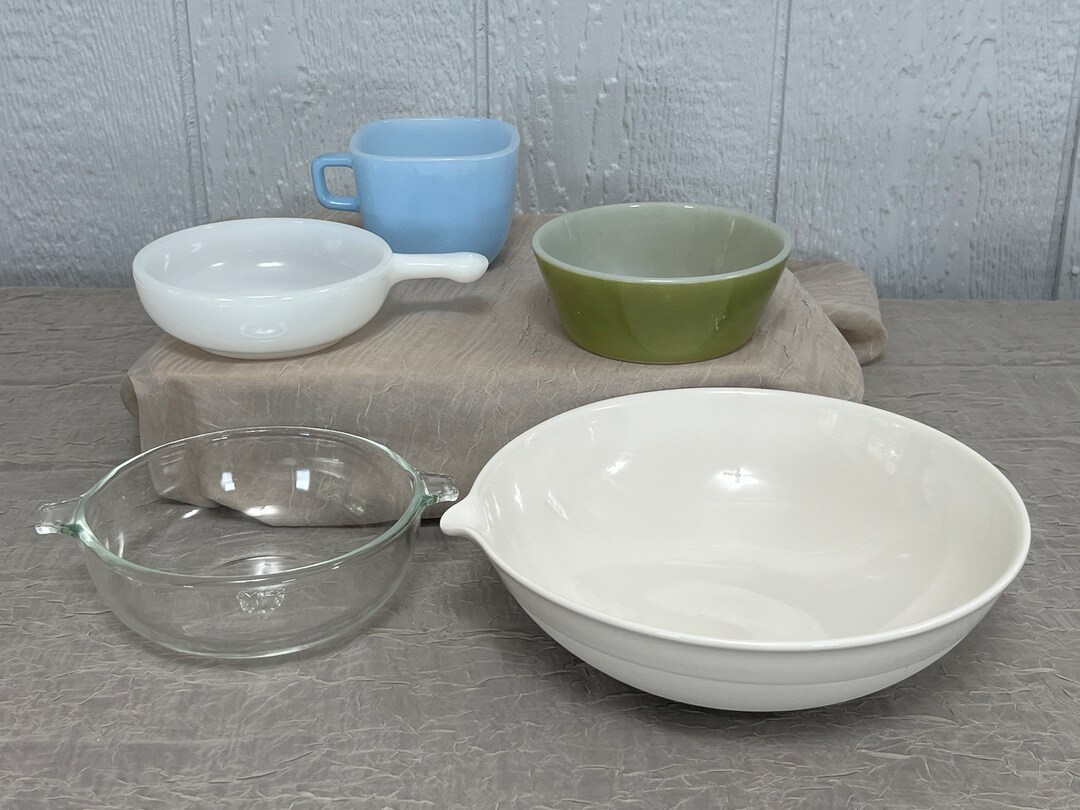 Vintage Glass Bowls | Choose From:pyrex 20 Oz Casserole(019)-no Lid ...