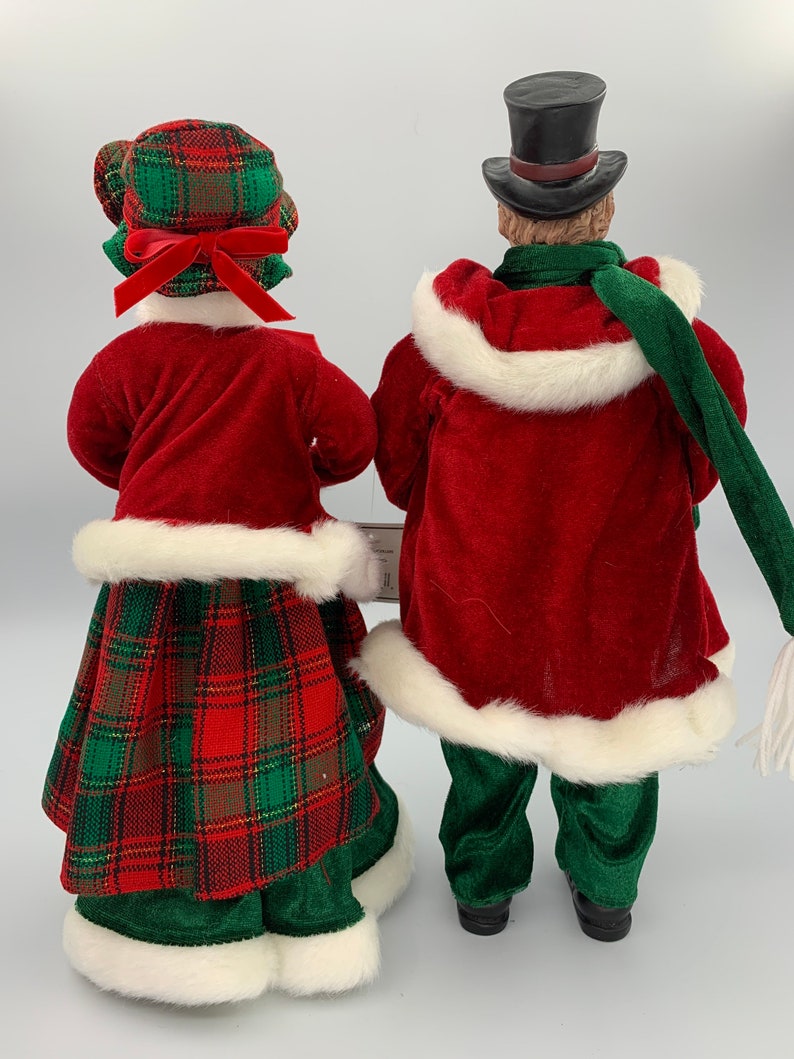 Regency International Family Set of 4 Carolers Dressed In | Etsy