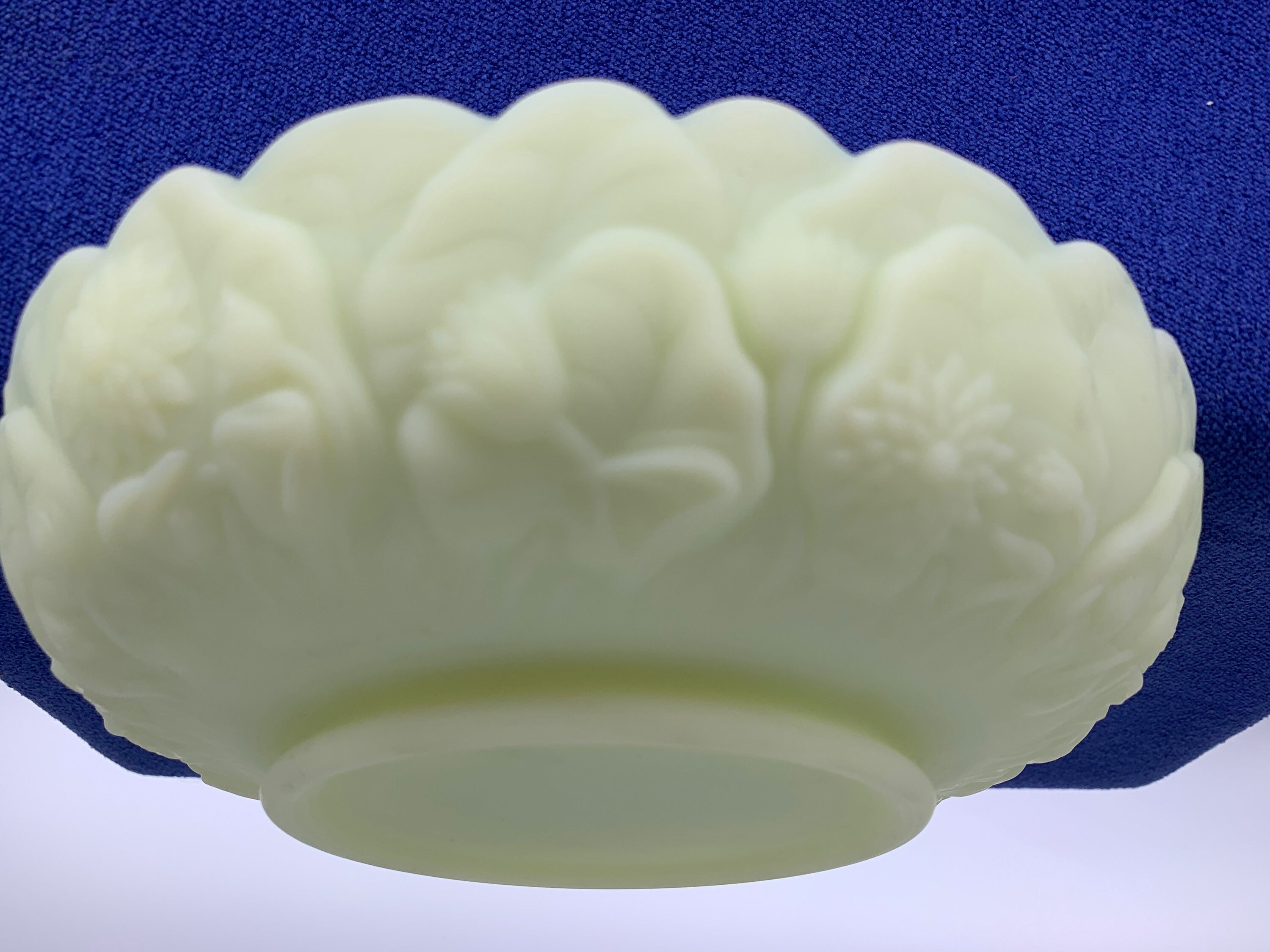 Vintage Fenton Custard Glass Water Lily Pattern Choose | Etsy