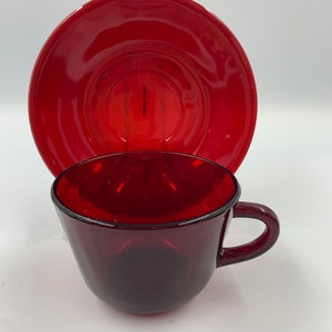 Vintage Anchor Hocking Royal Ruby Red Dinnerware | Choose From: 9 ...