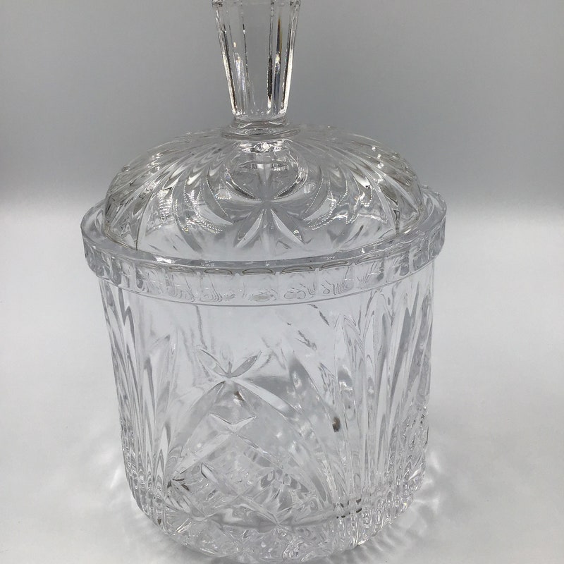 Glass Biscuit Jar - Etsy
