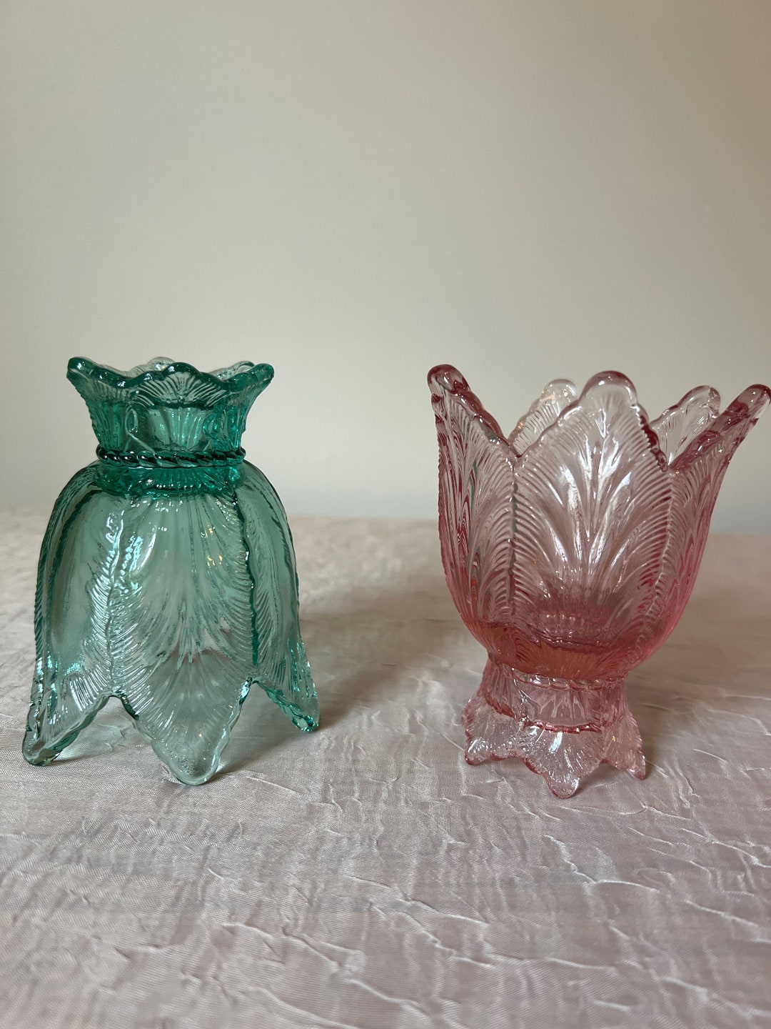 Fenton Tulip 2 Way Candle Holder/votive Choose From: Dusty Rose Pink I ...