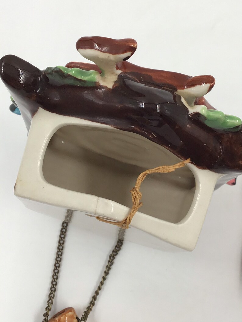 Vintage Hand-painted Coo-coo Clock Birdhouse Porcelain Wall - Etsy