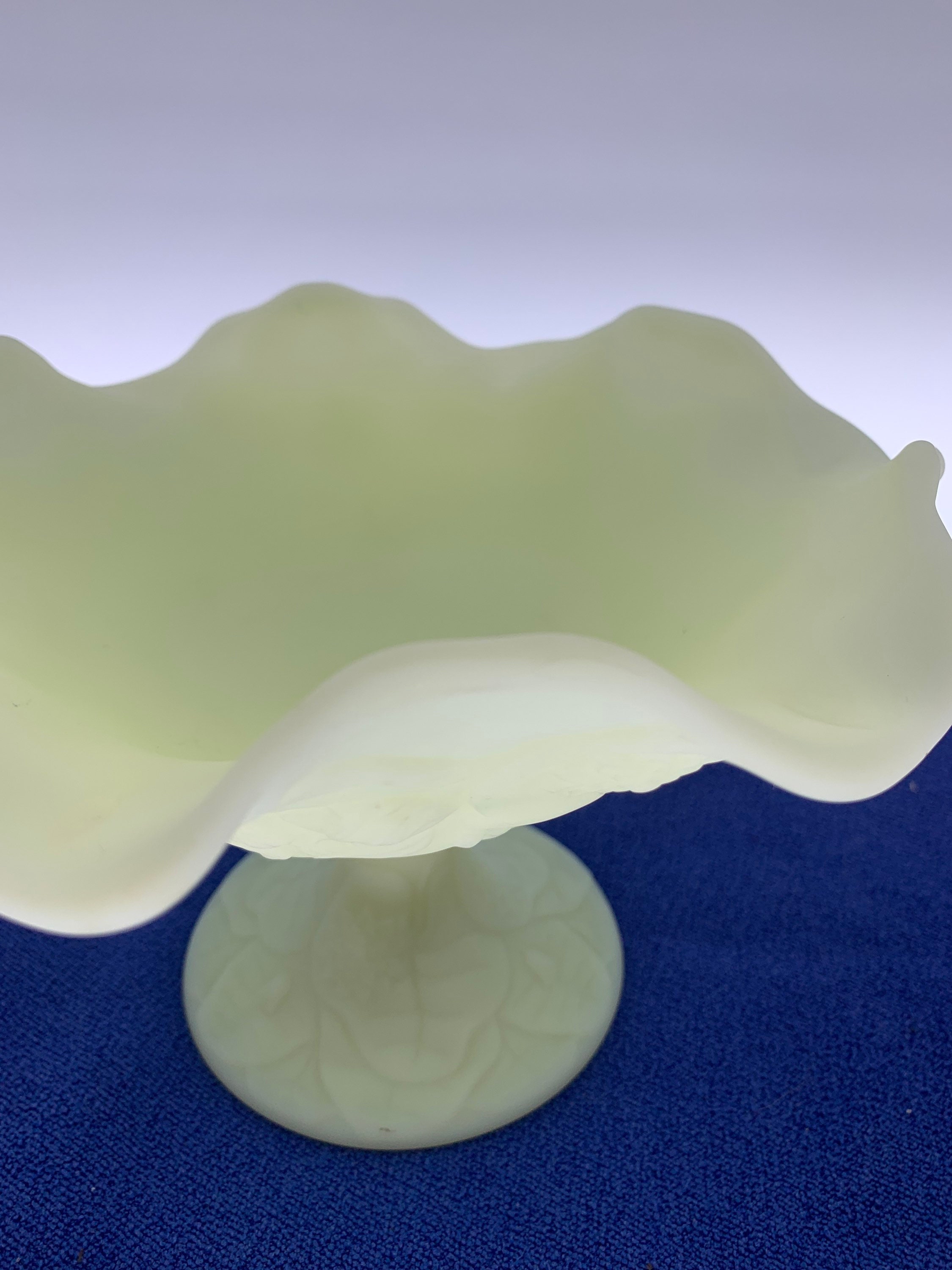 Vintage Fenton Custard Glass Water Lily Pattern Choose | Etsy