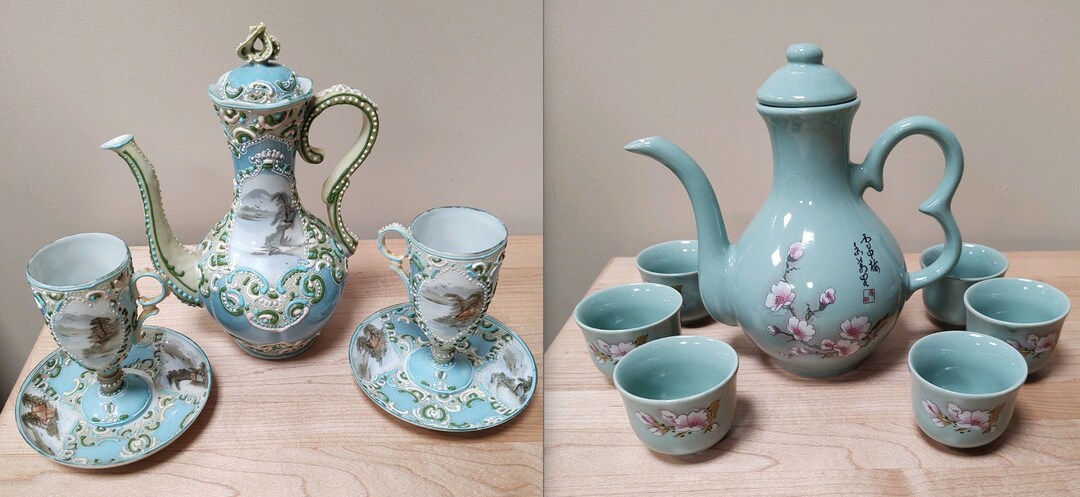 Vintage Japanese Chocolate/tea Set | Choose From: Raised Moriage Nippon ...