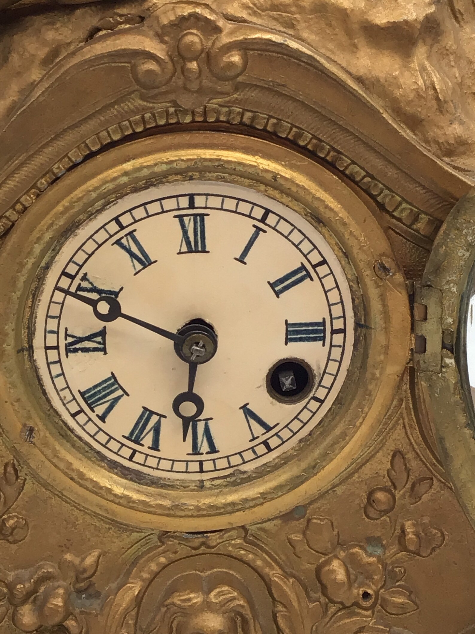 Antique American Fine Terry Clock Company Metal Statuary | Etsy