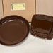 Vintage Longaberger Pottery Woven Traditions Classic Blue Bakeware ...