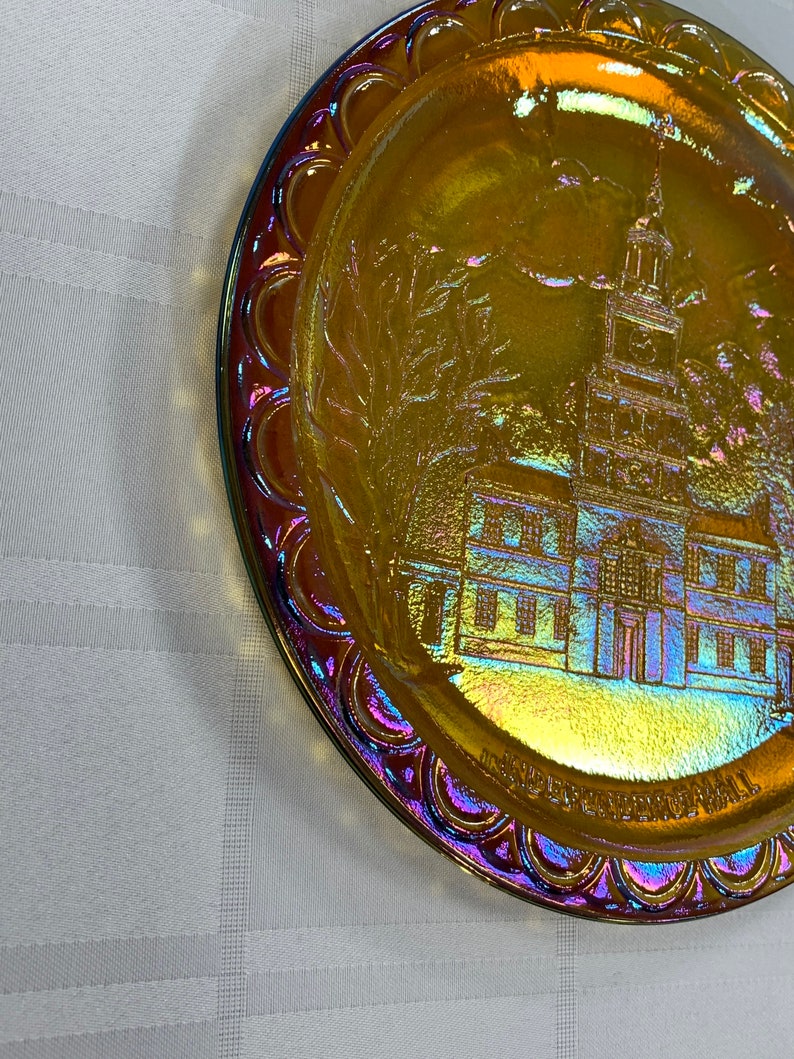 Indiana Glass Bas Relief American Bicentennial Plate Choose - Etsy