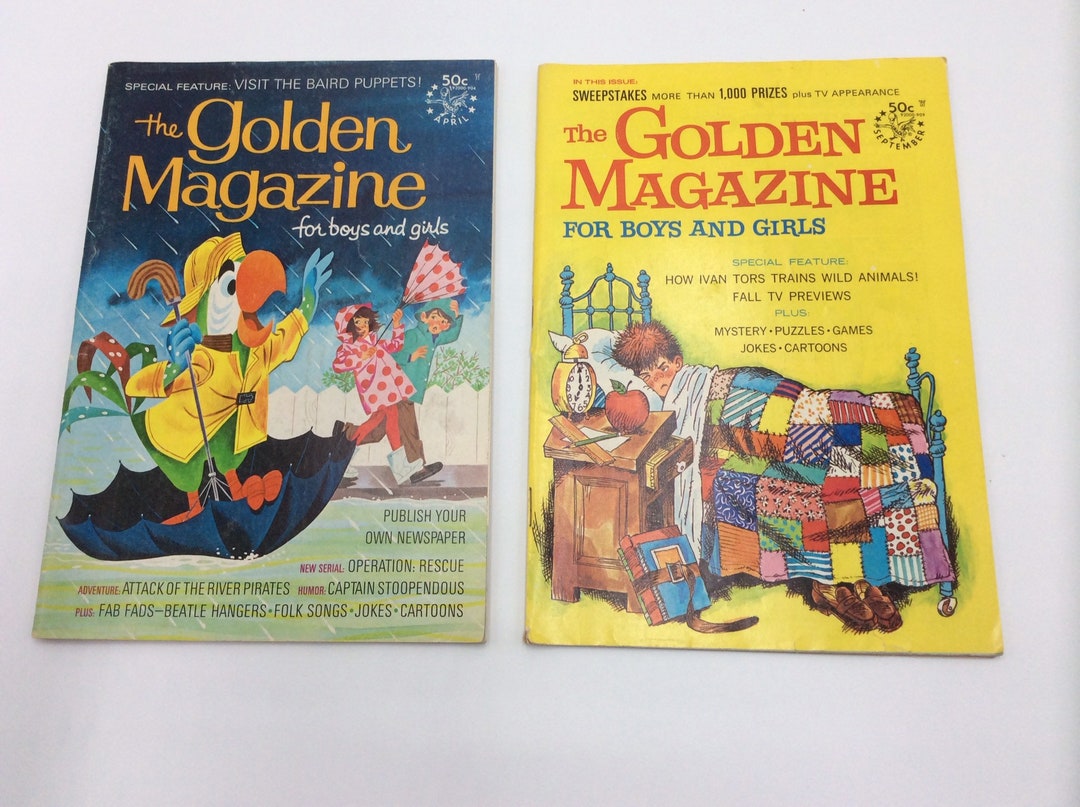 The Golden Magazine for Boys & Girls | April and September 1969 ...