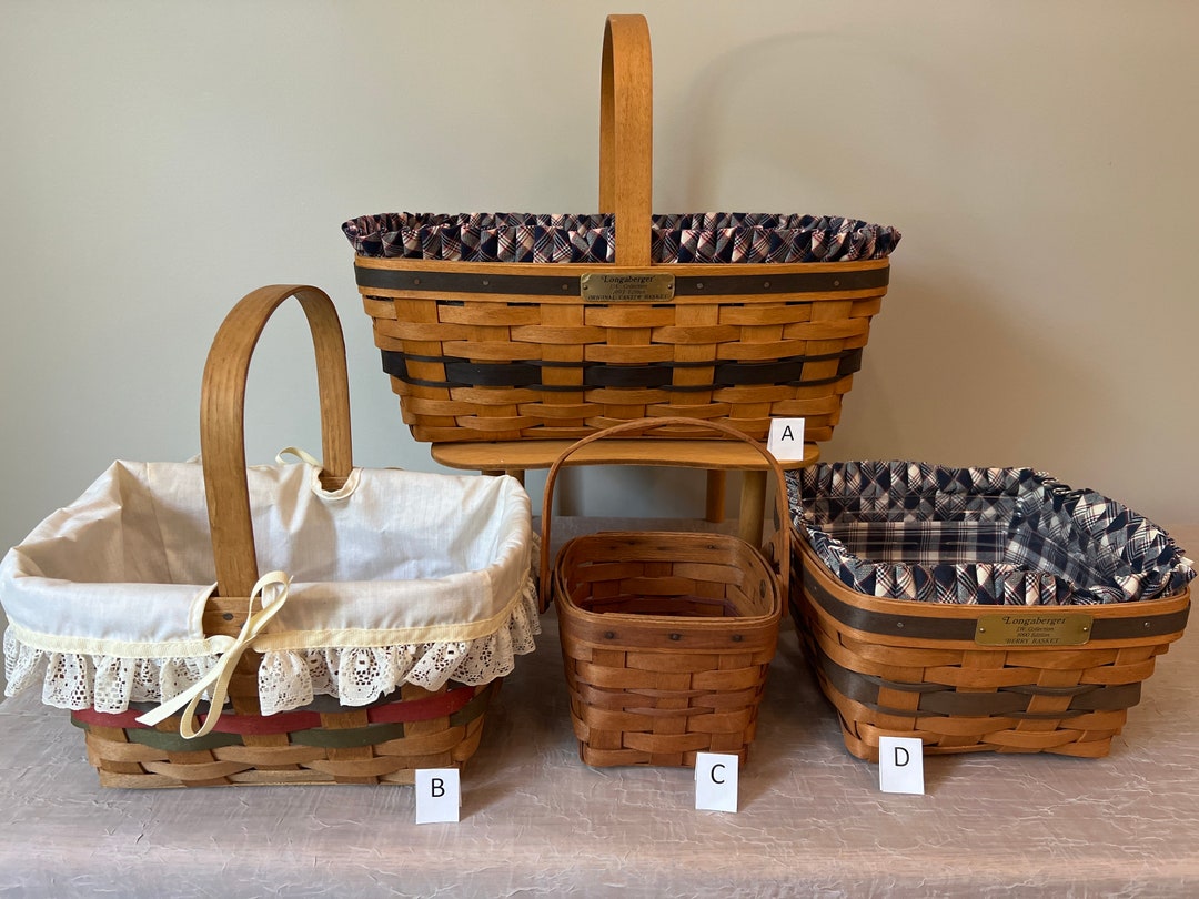 Limited Run Longaberger Baskets | Choose From: 1993 JW Original Easter ...