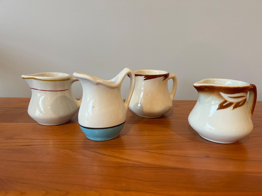 Vintage Small Cream Pitcher| Choose From: Shenango China-stripes, Mayer ...