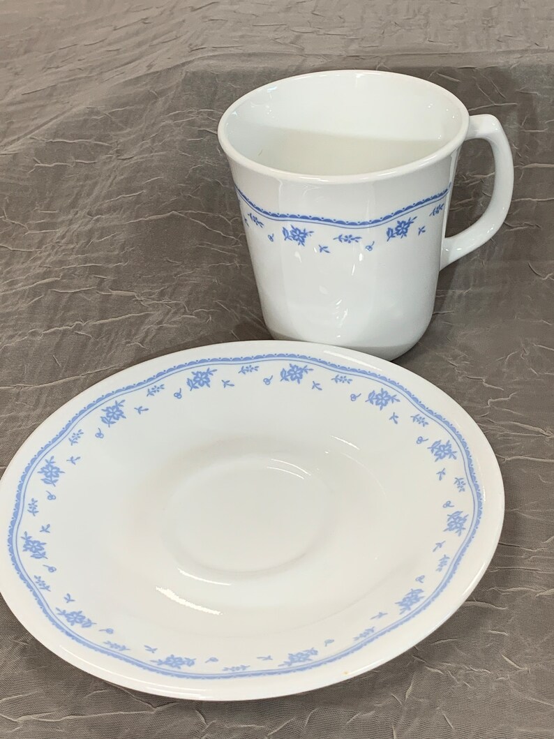 Vintage Morning Blue Corelle Dinnerware | Choose From: Dinner Plate ...