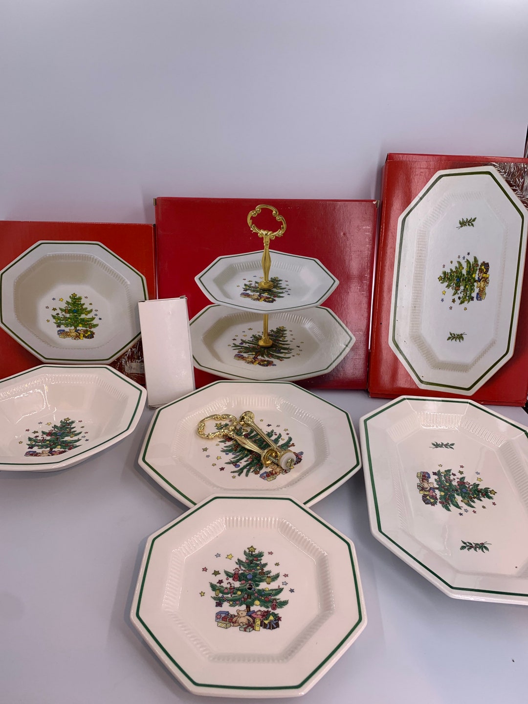 Nikko Christmastime Dinnerware Hostess Pieces | Choose From: 13" Oval ...