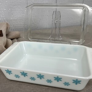 Vintage Glass Ovenware | Choose From: Pyrex 2 Quart Snowflake(575-b) W ...