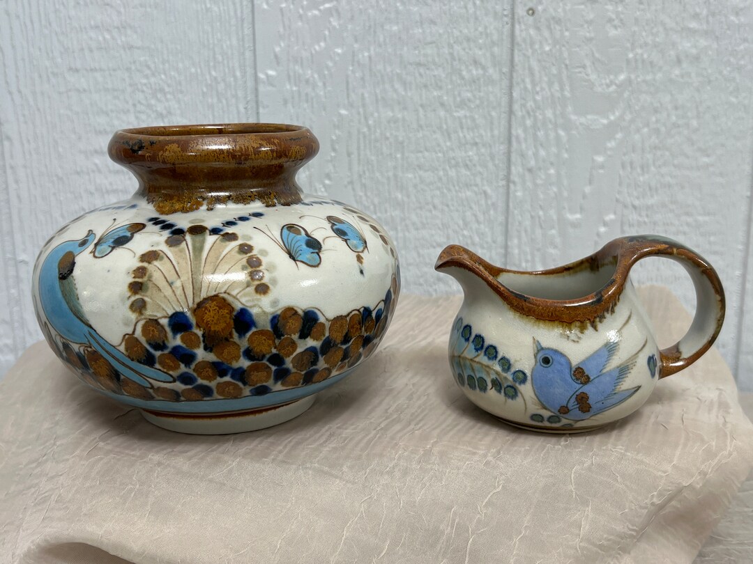 Vintage Signed Ken Edwards Bird Mexican Hand Made and Hand Painted ...