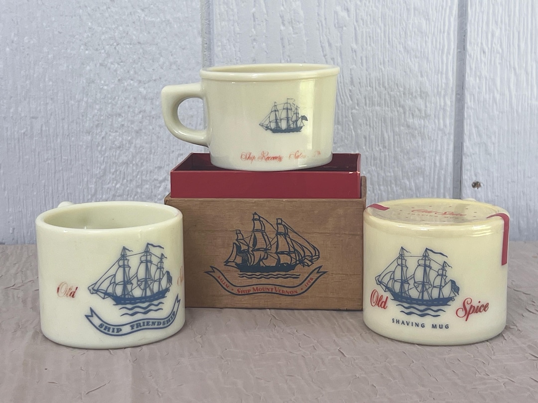 Vintage Old Spice Shaving Mugs | Choose From: Friendship Shaving Mug ...