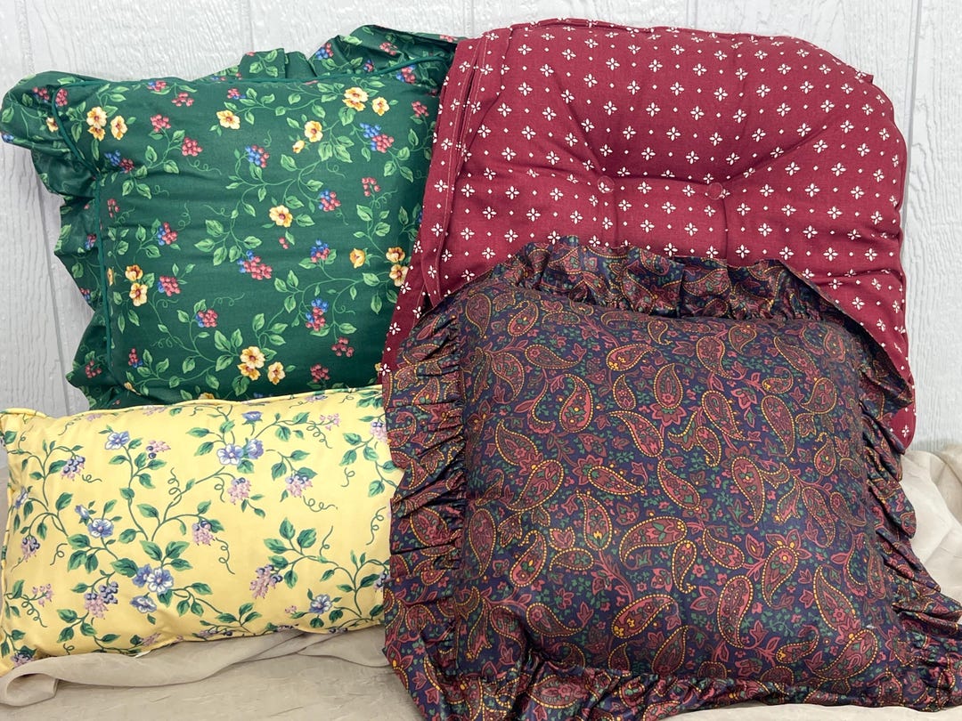 Longaberger Fabric Pillows | Choose From: Father's Day Paisley Throw ...