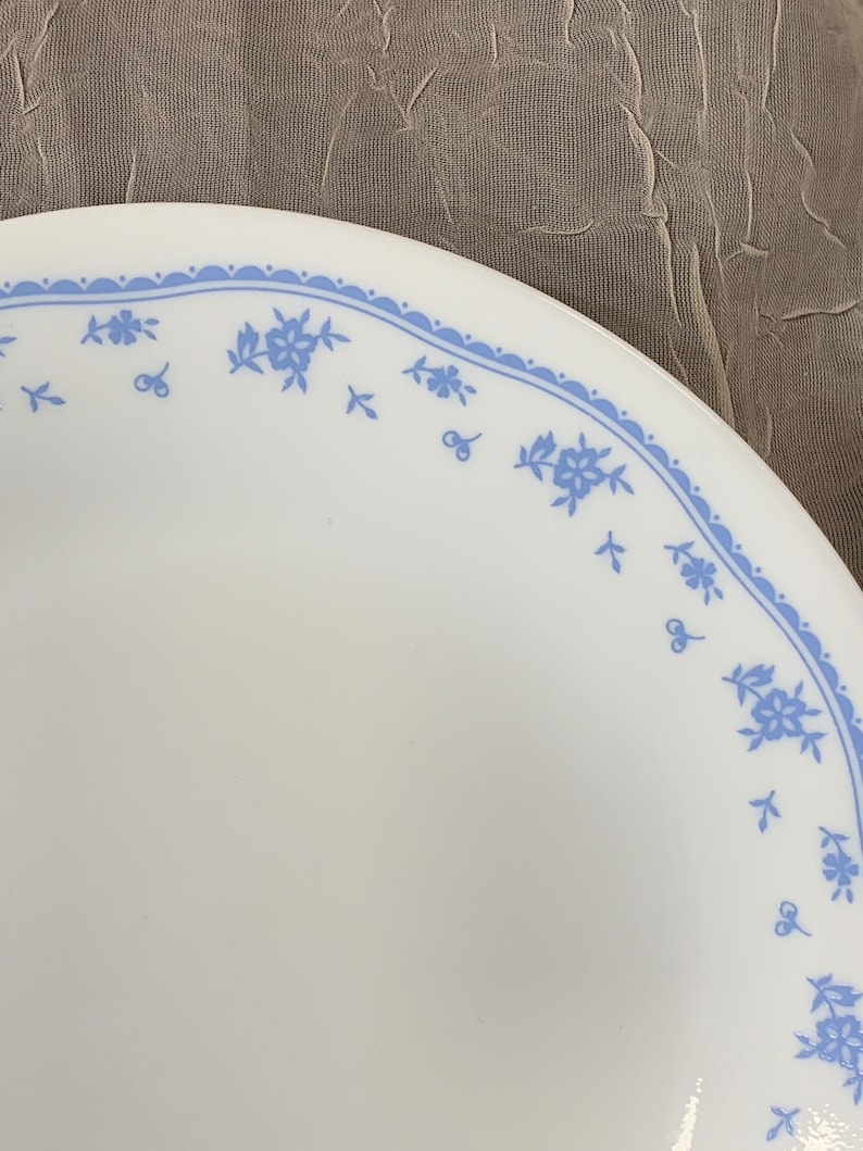 Vintage Morning Blue Corelle Dinnerware Choose From: Dinner - Etsy