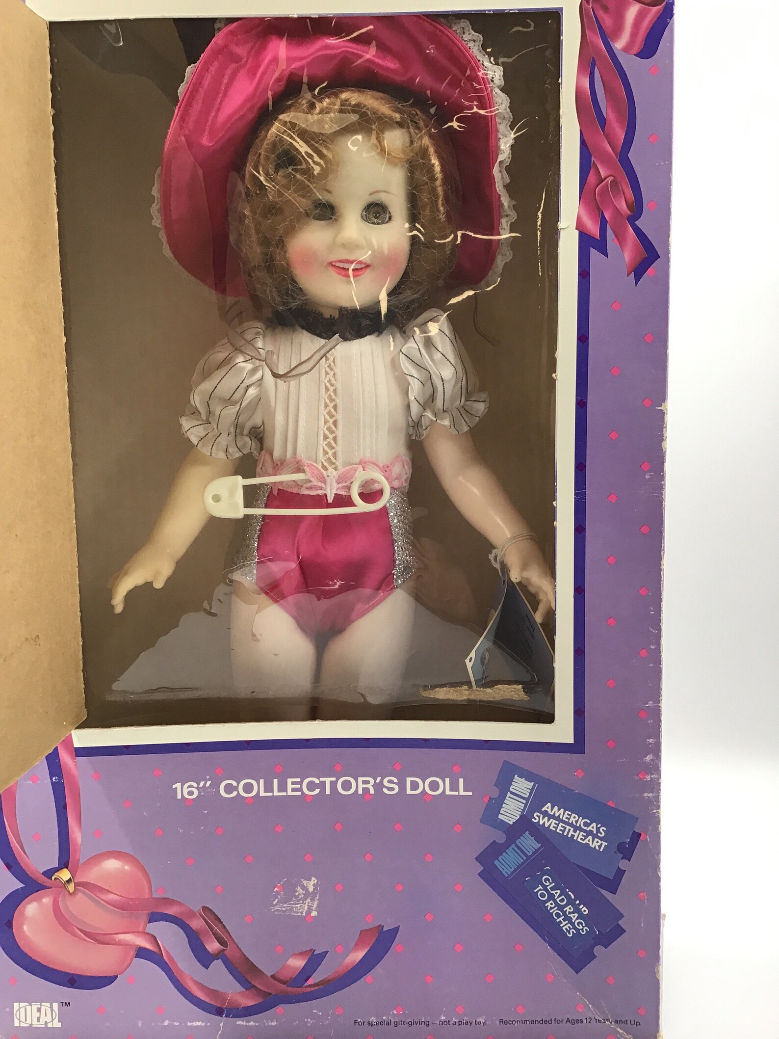 Ideal Toys 16 1984 Shirley Temple Doll Rare Rags to | Etsy