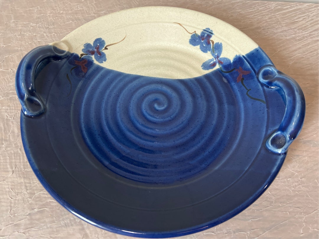 Vintage Follette 13 Round Hand-painted Pasta Serving Platter ...