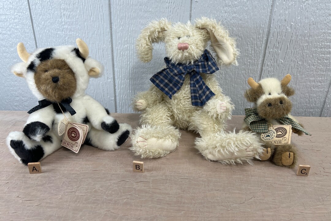 Vintage Boyds Bears Cow Plush *retired W/orig. Tags | Choose From ...