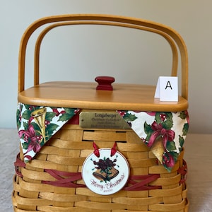 Longaberger Christmas Collection Basket | Choose From: Various 2000 ...