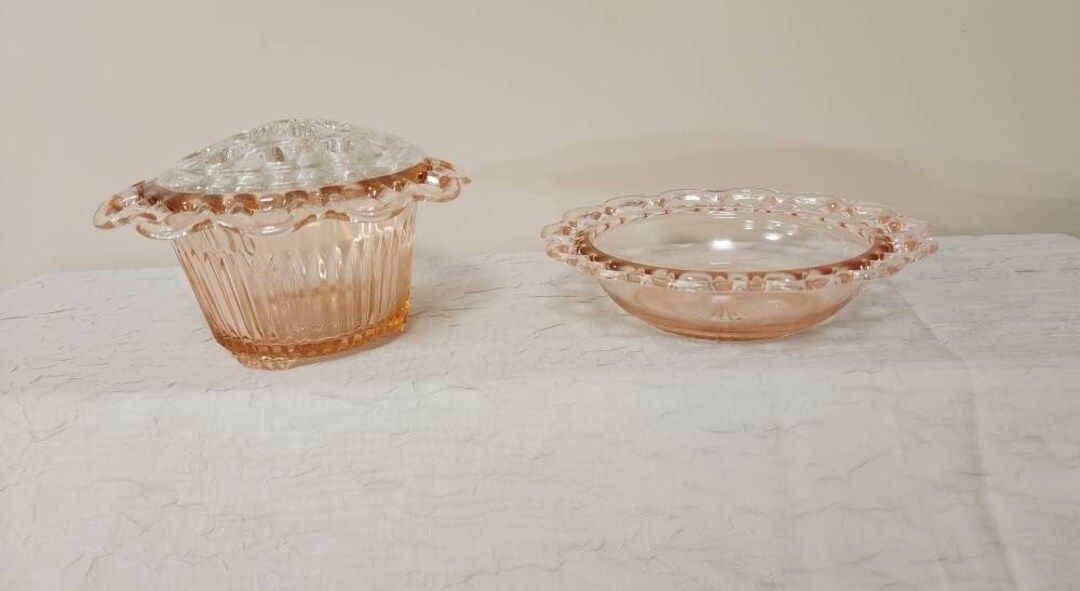 Vintage Lace Edge(old Colony) Pink by Anchor Hocking | Choose From ...