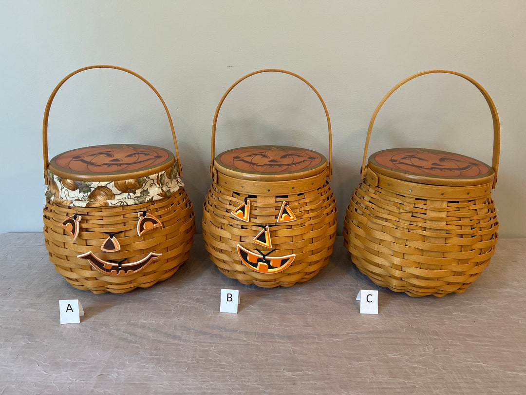 Longaberger Fall Pumpkin Patch Baskets | Choose From: Various 2001 ...