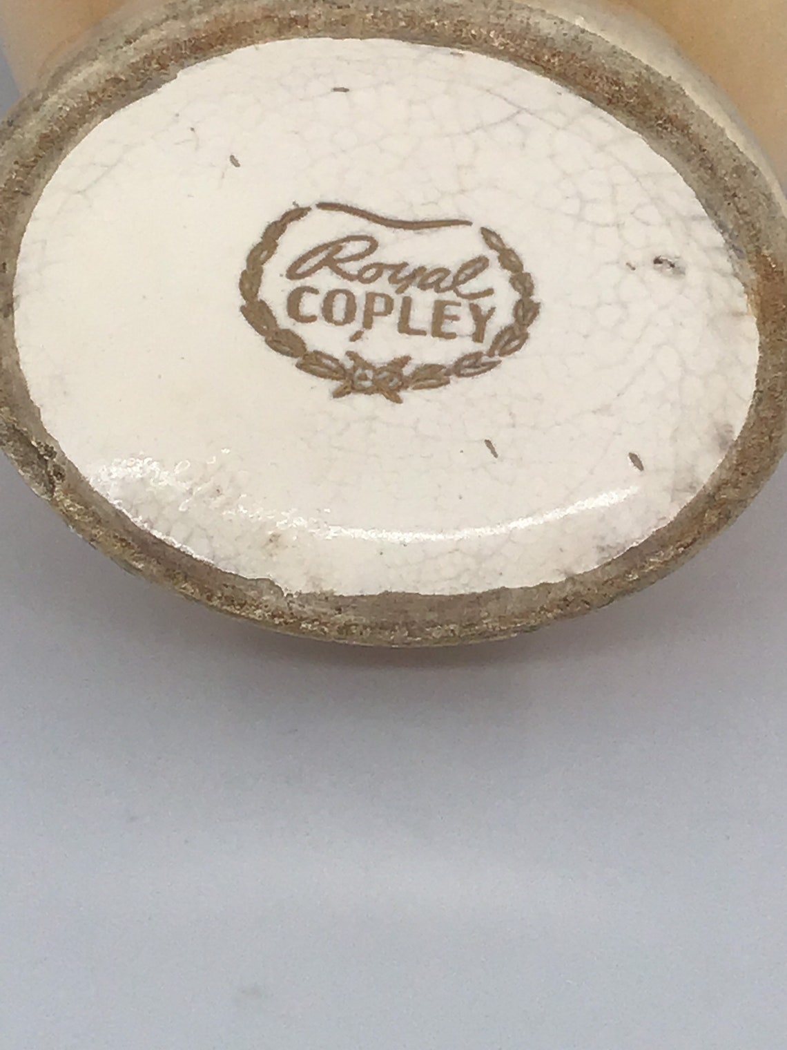 Royal Copley Creme Colored Porcelain Urn Type Vase | Circa 1960s - Etsy