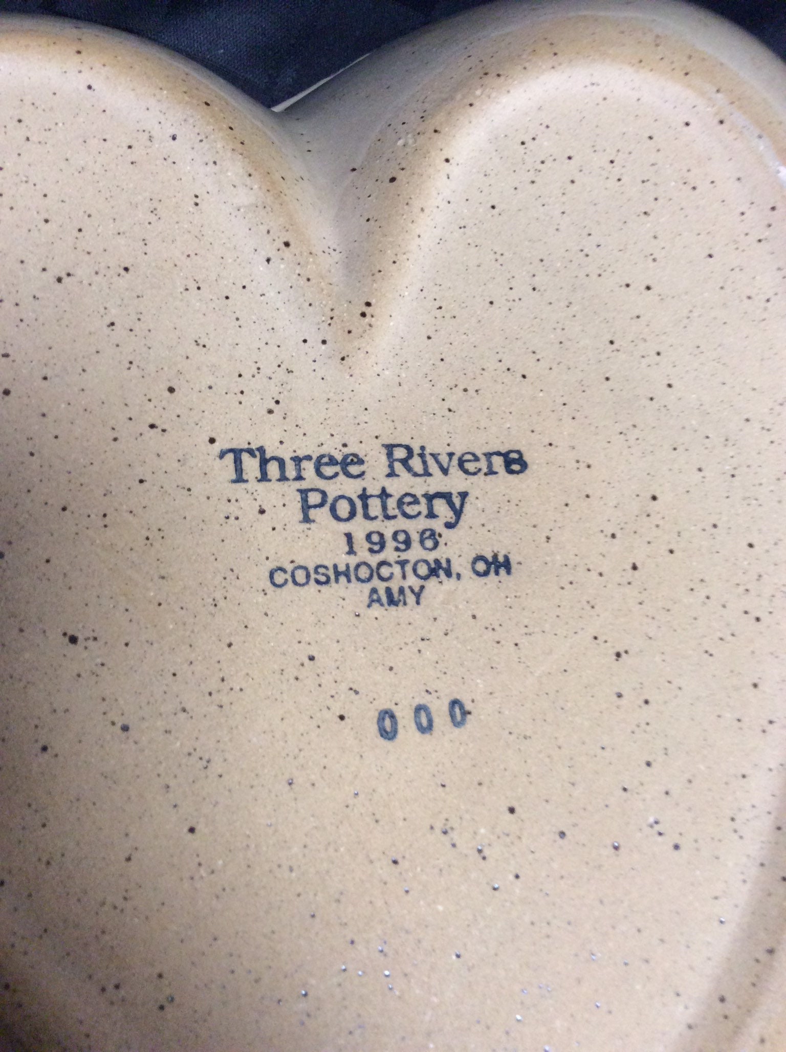 Beautifully Made Three Rivers Pottery Large Hand-painted Old - Etsy