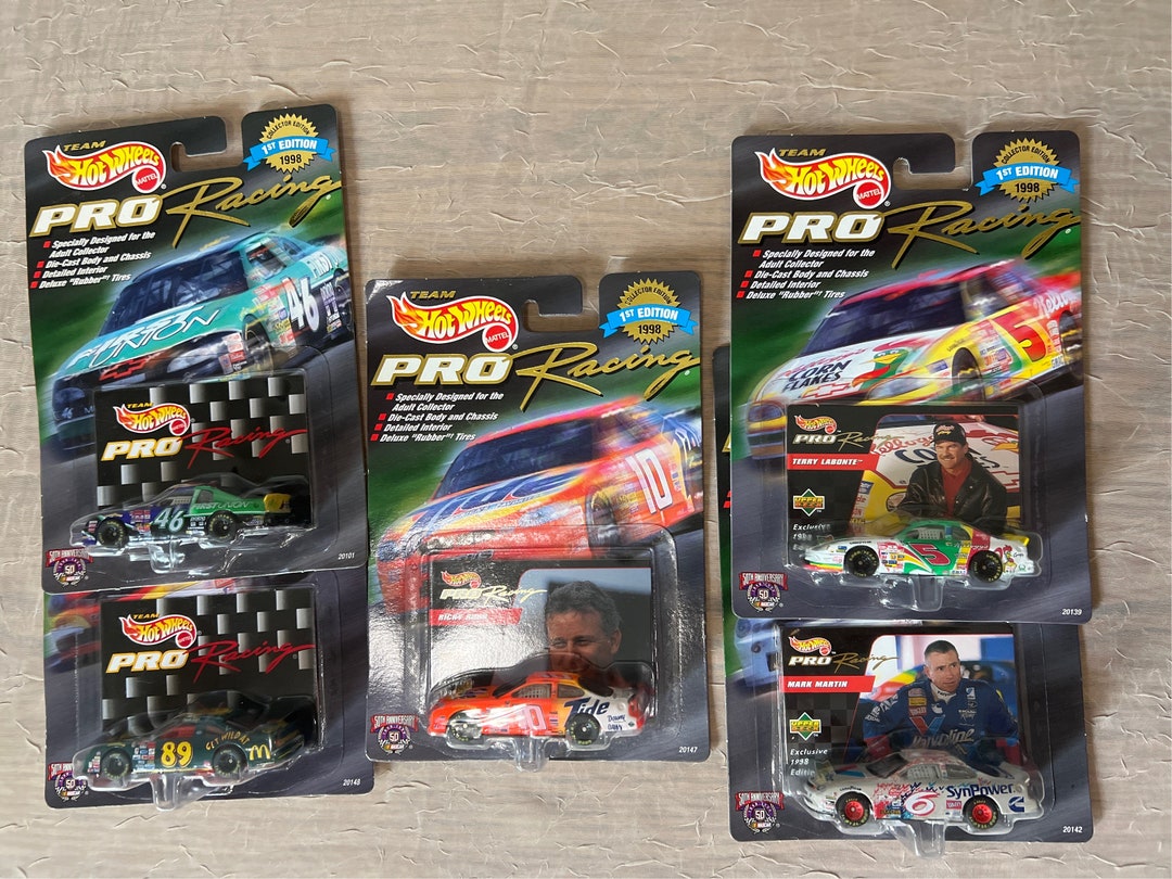 Nascar Team Hot Wheels Pro Racing 1998 Series Die Cast Cars | 1st ...