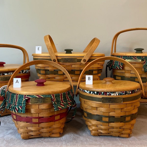Christmas Longaberger Baskets - Etsy