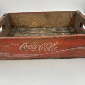 Vintage 24 Glass Bottle Wooden Soda Crate Choose From 3 - Etsy