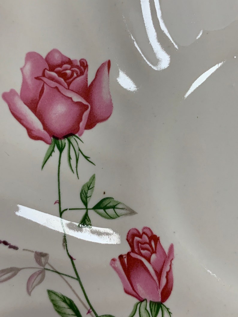 Scio Pottery Dorsetpink Roses Pattern Choose From: Dinner - Etsy