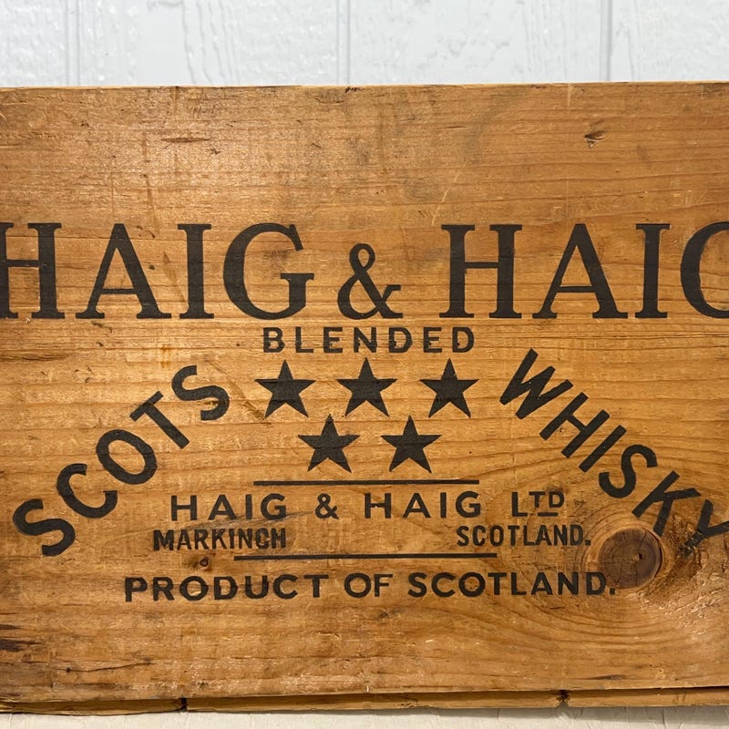 Whisky Crate - Etsy