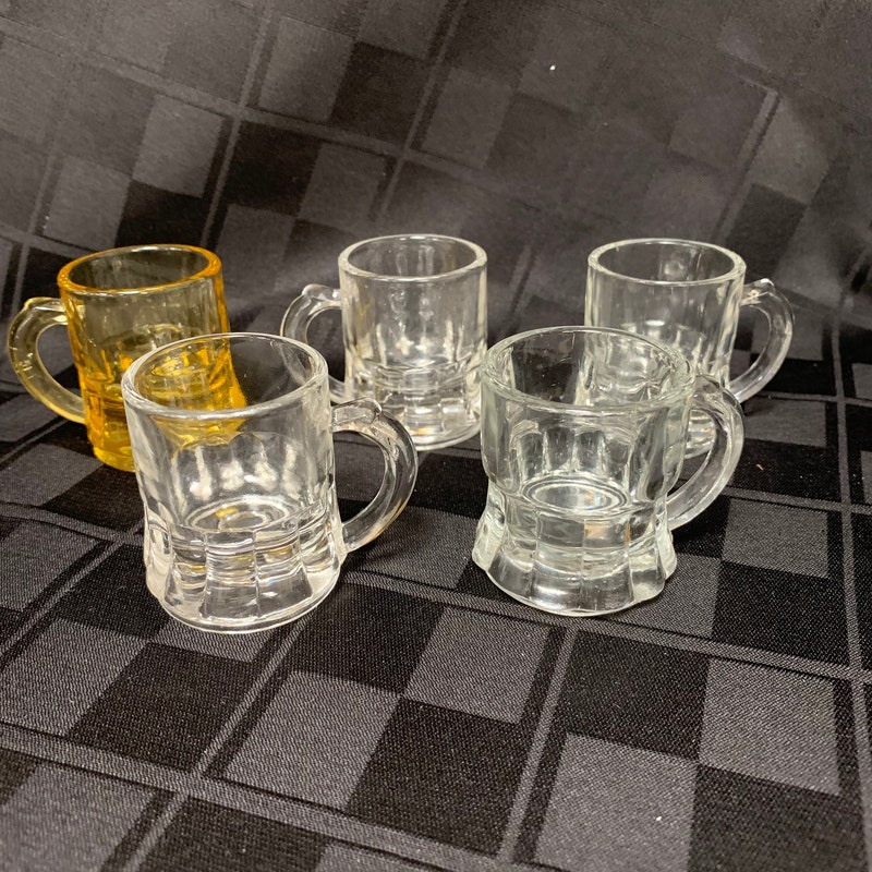 Federal Glass Mini Mugs - Etsy