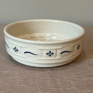 Longaberger Pottery Woven Traditions Classic Blue | Choose From: Dinner ...