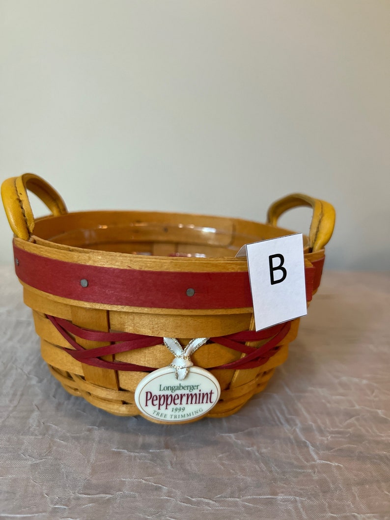 Retired Longaberger Tree Trimming Holiday Basket | Choose From: Various ...