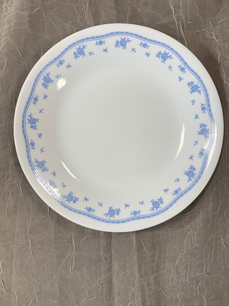 Vintage Morning Blue Corelle Dinnerware Choose From: Dinner - Etsy