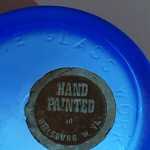 Confederate Glass Satin Hand-painted Candle Votive/toothpick Holder ...