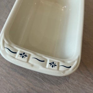 Vintage Longaberger Pottery Woven Traditions Classic Blue Bakeware ...
