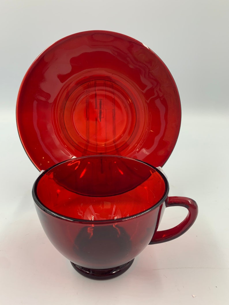 Vintage Anchor Hocking Royal Ruby Red Dinnerware Choose | Etsy