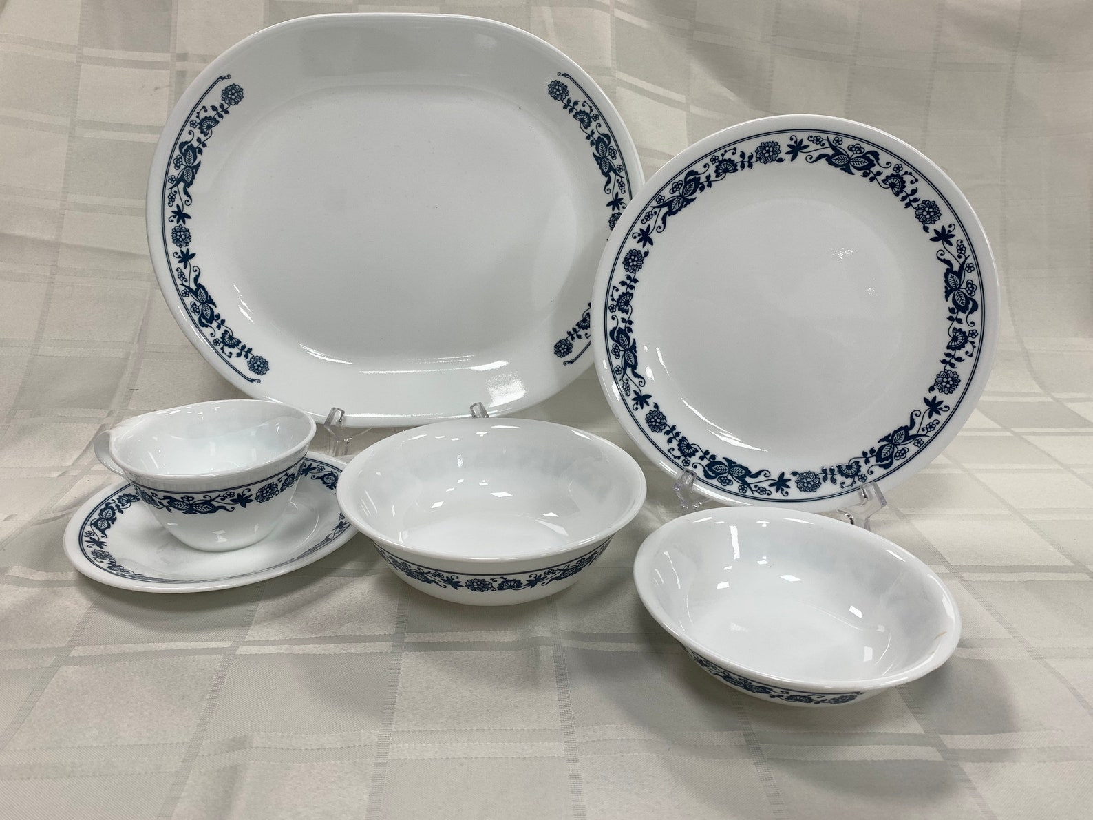 Vintage Corelle Old Town Blue | Choose From: Dinner Plates, Salad ...