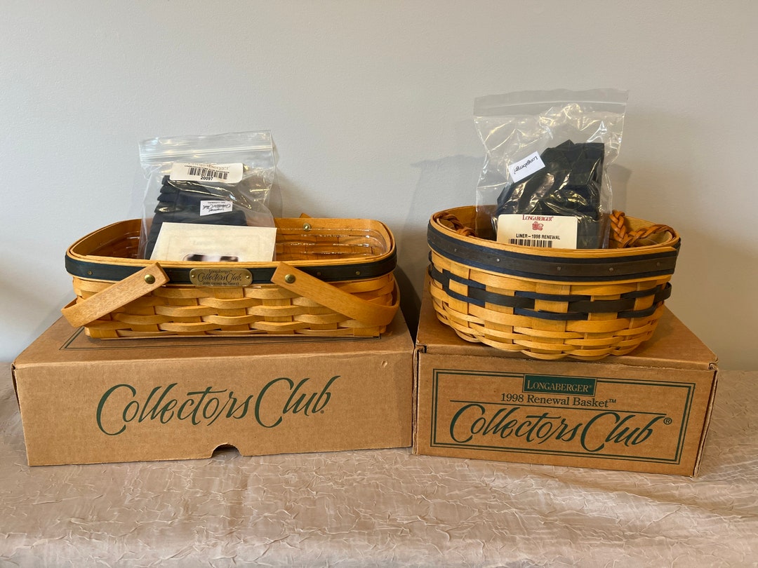 Longaberger Basket Renewal/collector's Club Series Baskets | Choose ...