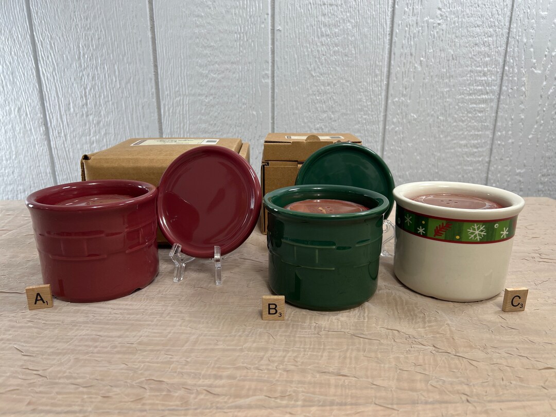 Longaberger Woven Traditions 1 Pint Candle Crock W/cinnamon Clove ...