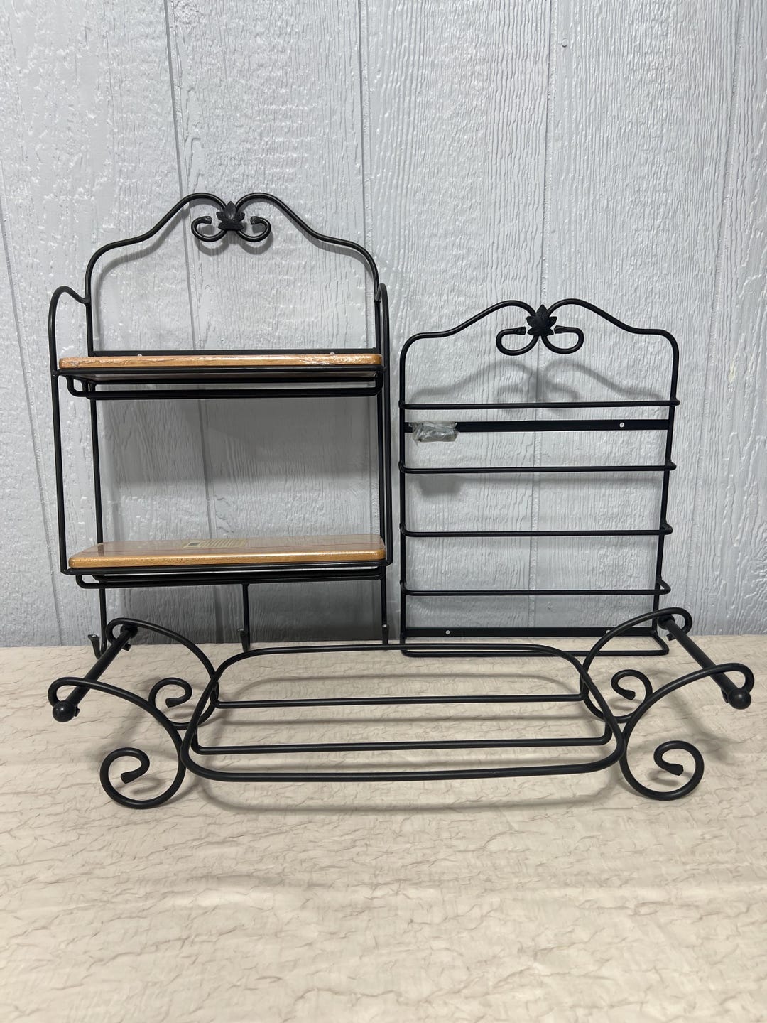 Longaberger Pottery Wrought Iron | Choose From: 2-shelf Envelope Rack W ...