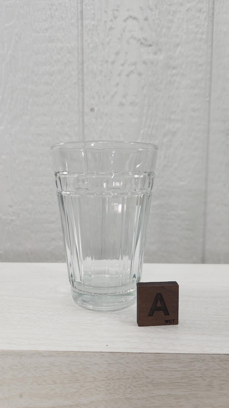 Longaberger Woven Traditions Glass - Flat Tumbler Drinking Glass ...